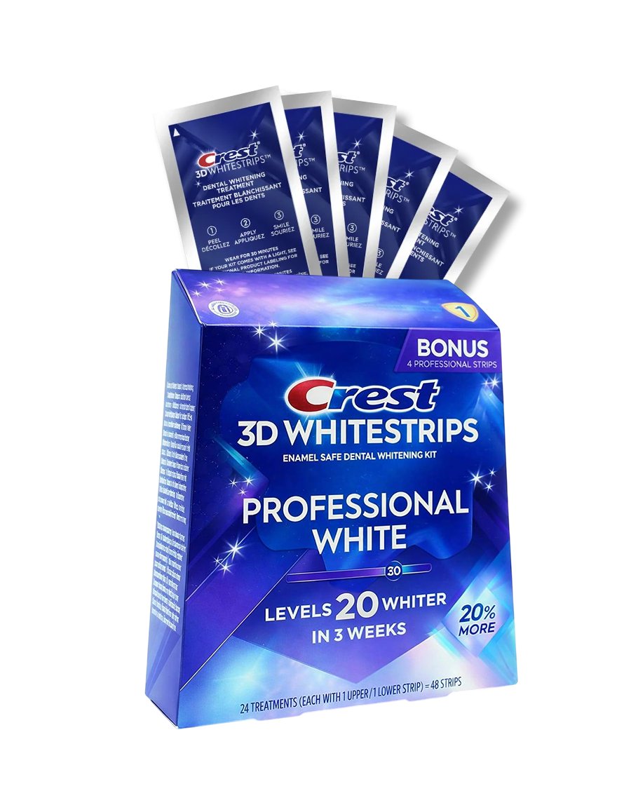 Pásiky Crest 3D Professional White | Bielime